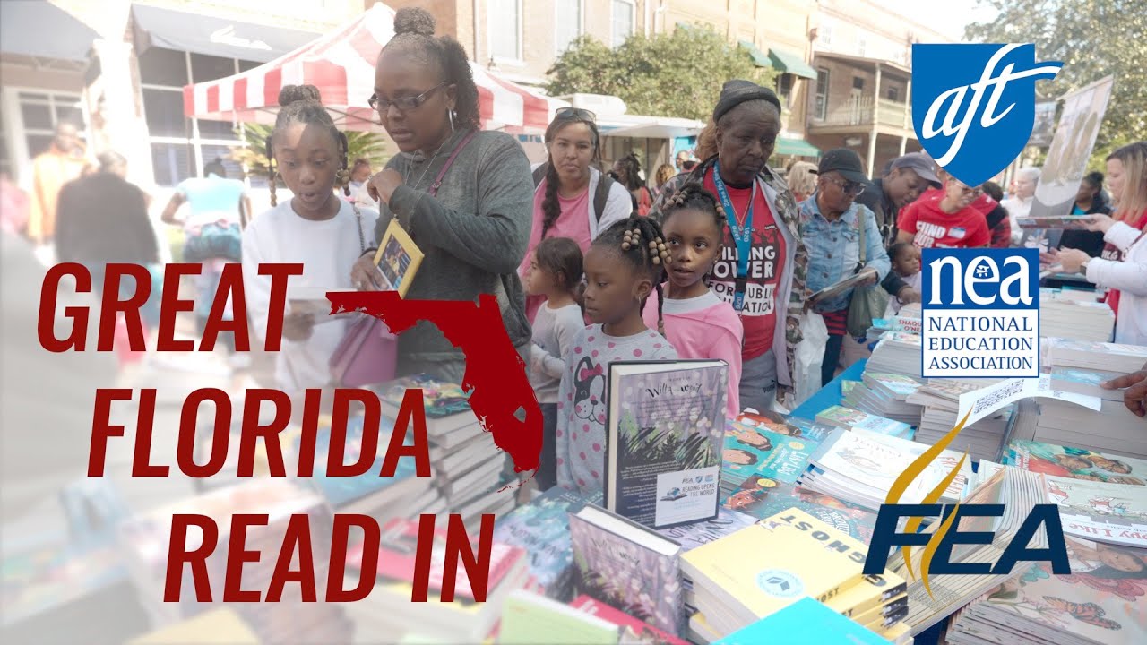 Teacher Unions Distribute Free Books to Florida Families - YouTube