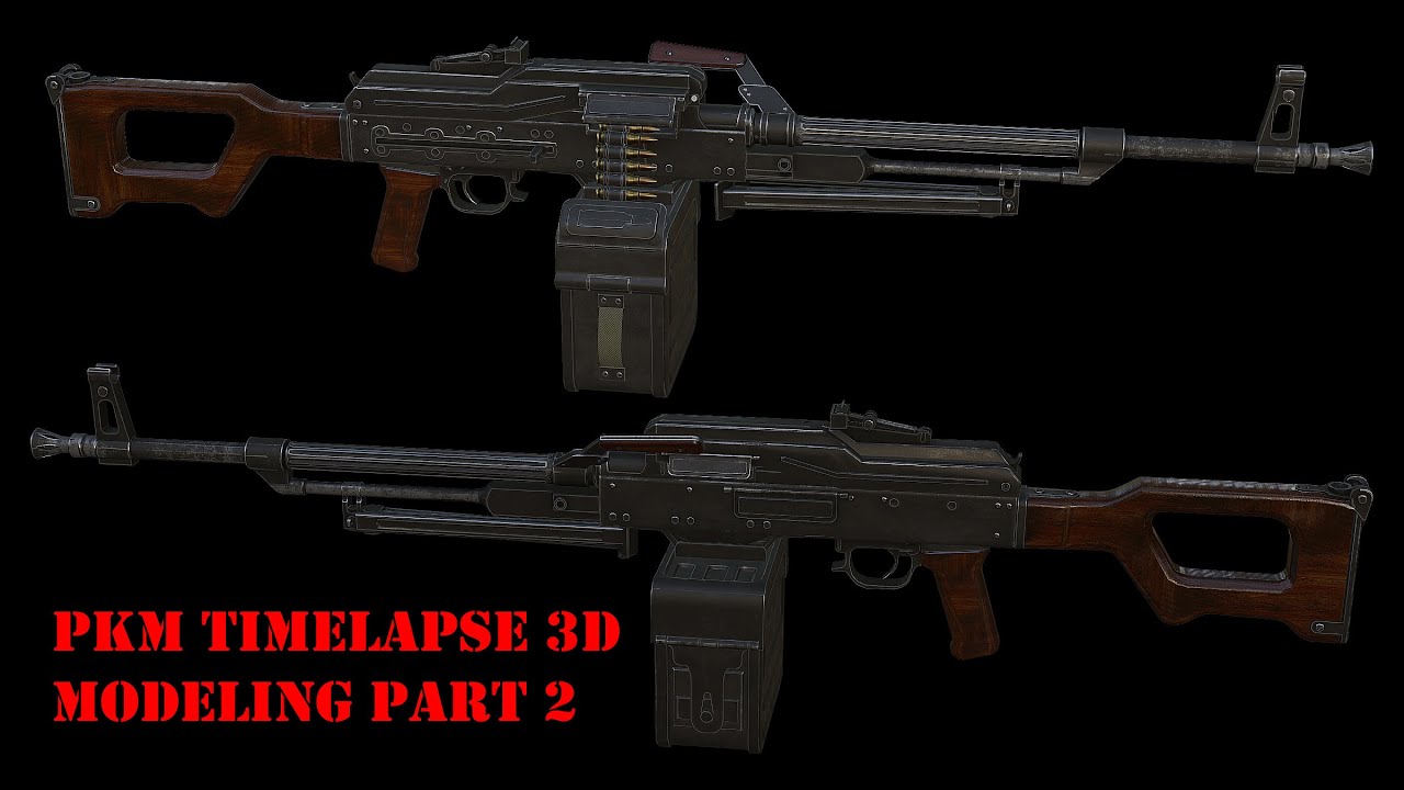 PKM Timelapse 3D Modeling [Part 2] - YouTube