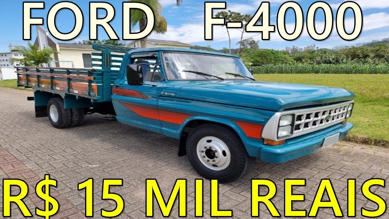 FORD F4000 A VENDA A PARTIR DE 15 MIL - YouTube