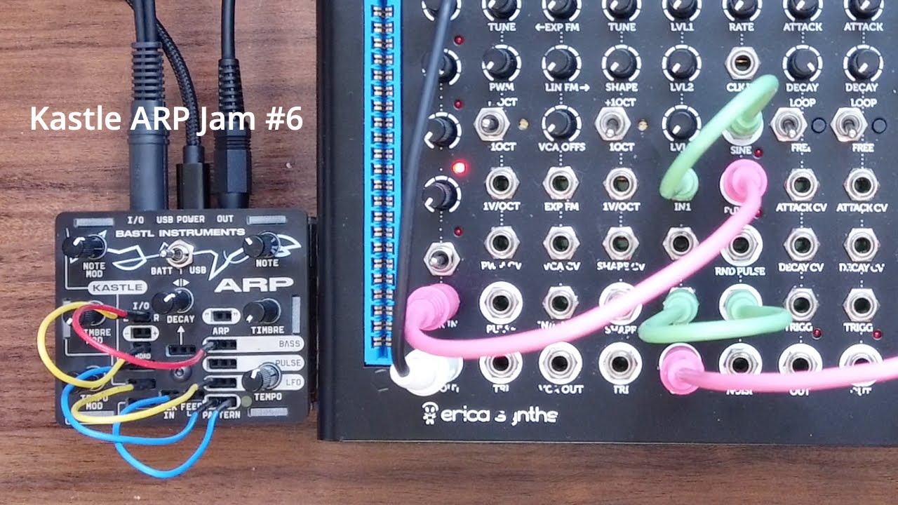 Bastl Kastle Arp #6 (with pico system 3) - YouTube