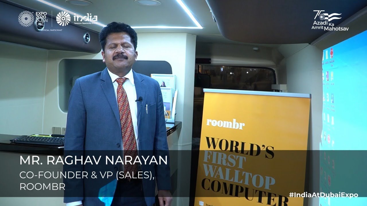 Expo 2020 Dubai | India Pavilion | Mr Raghav Narayan Co-Founder & VP, Roombr - YouTube