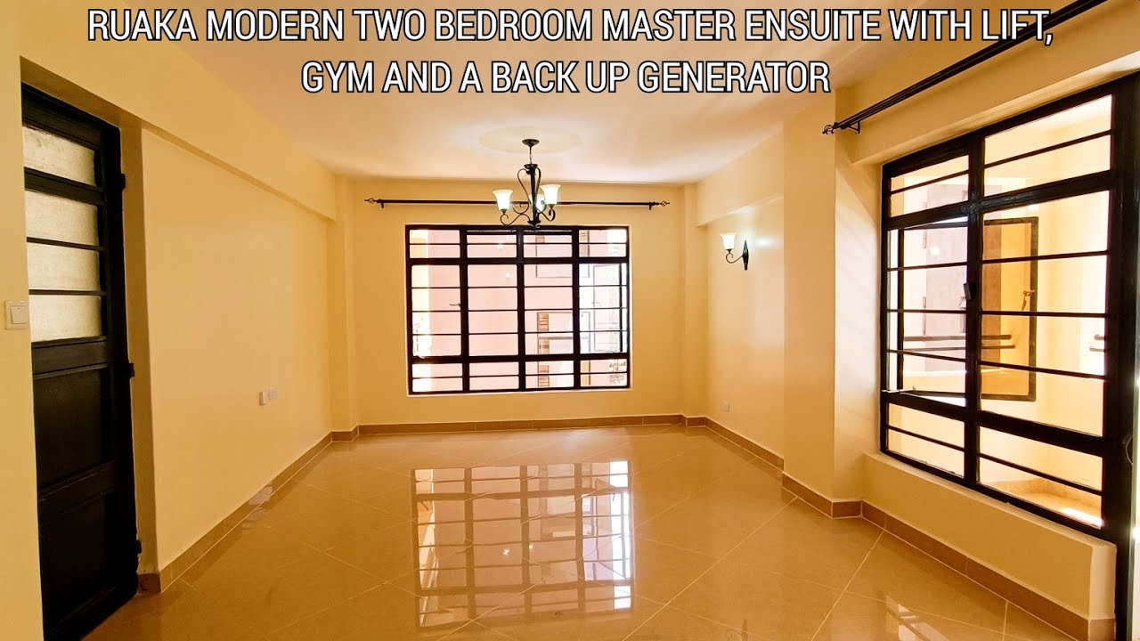 Two bedroom, new, modern master ensuite Ruaka apartment to let with ...
