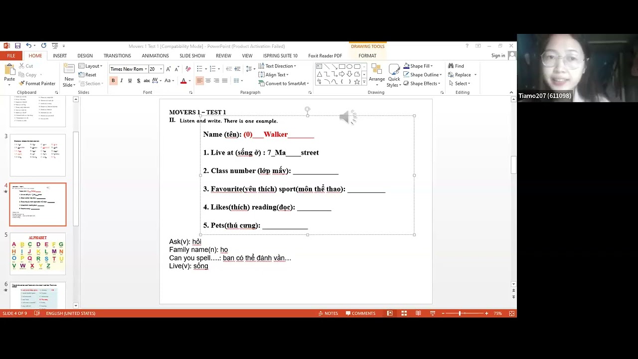 Class 6A3 Lesson 6 - YouTube