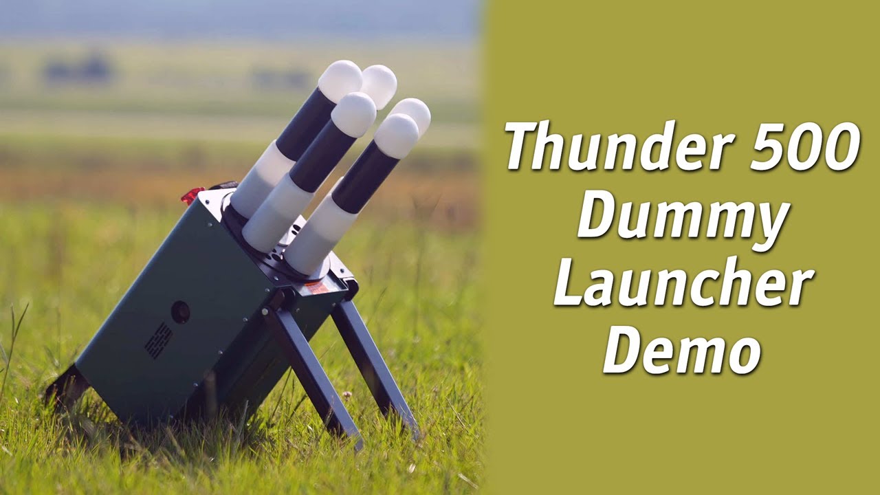 Thunder 500 Dummy Launcher Demonstration - YouTube