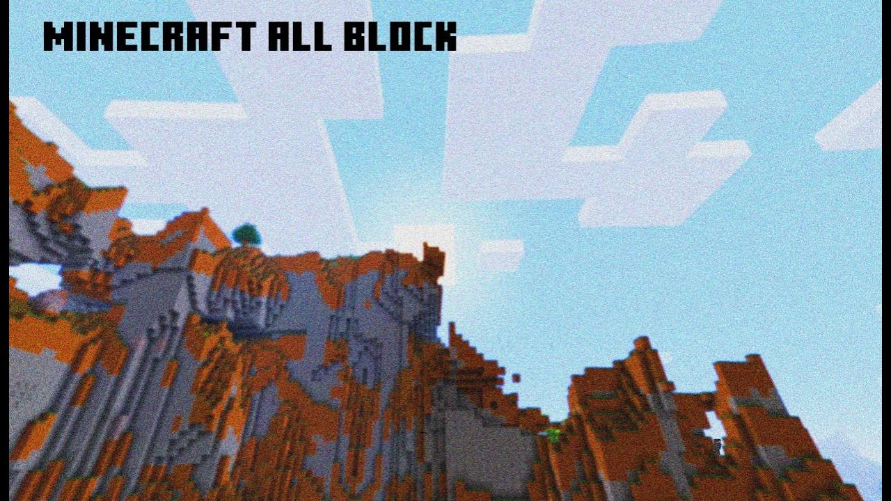 Getting every block in minecraft part 1 - YouTube