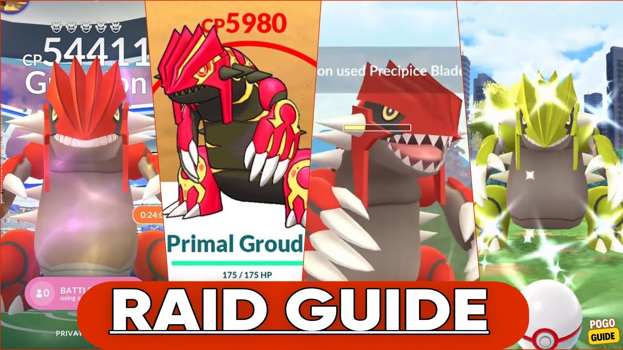 BEST Raid Counters & Tips For Groudon (Pokémon GO Raid Guide) - YouTube