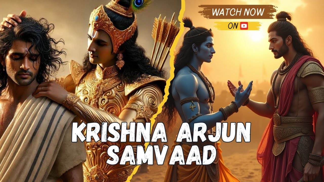 Krishna Arjun Samvad | Geeta Ka Gyaan - YouTube
