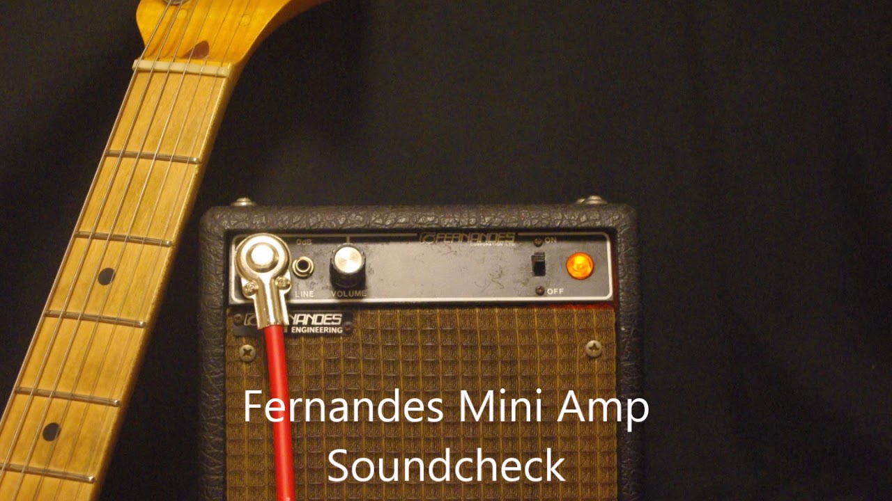 Fernandes Amp Soundcheck - YouTube