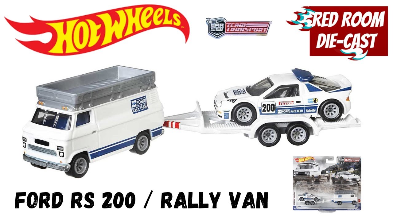 TEAM TRANSPORT - FORD RS200 / RALLY VAN - By HW - YouTube