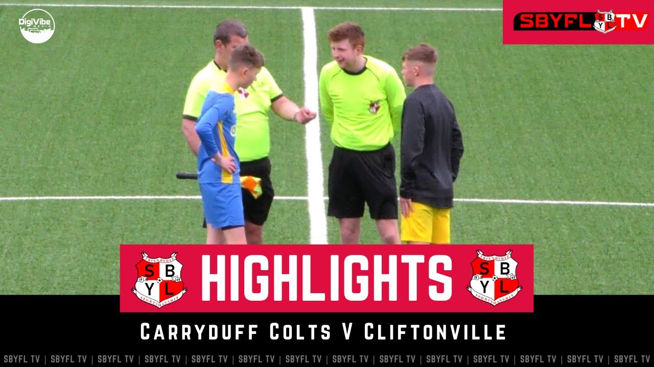Carryduff Colts v Cliftonville - Under 15 First Supplementary League ...