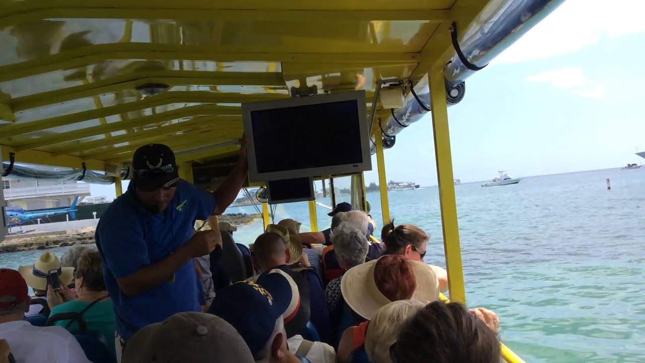 Amphibious bus ride at grand Cayman Islands - YouTube