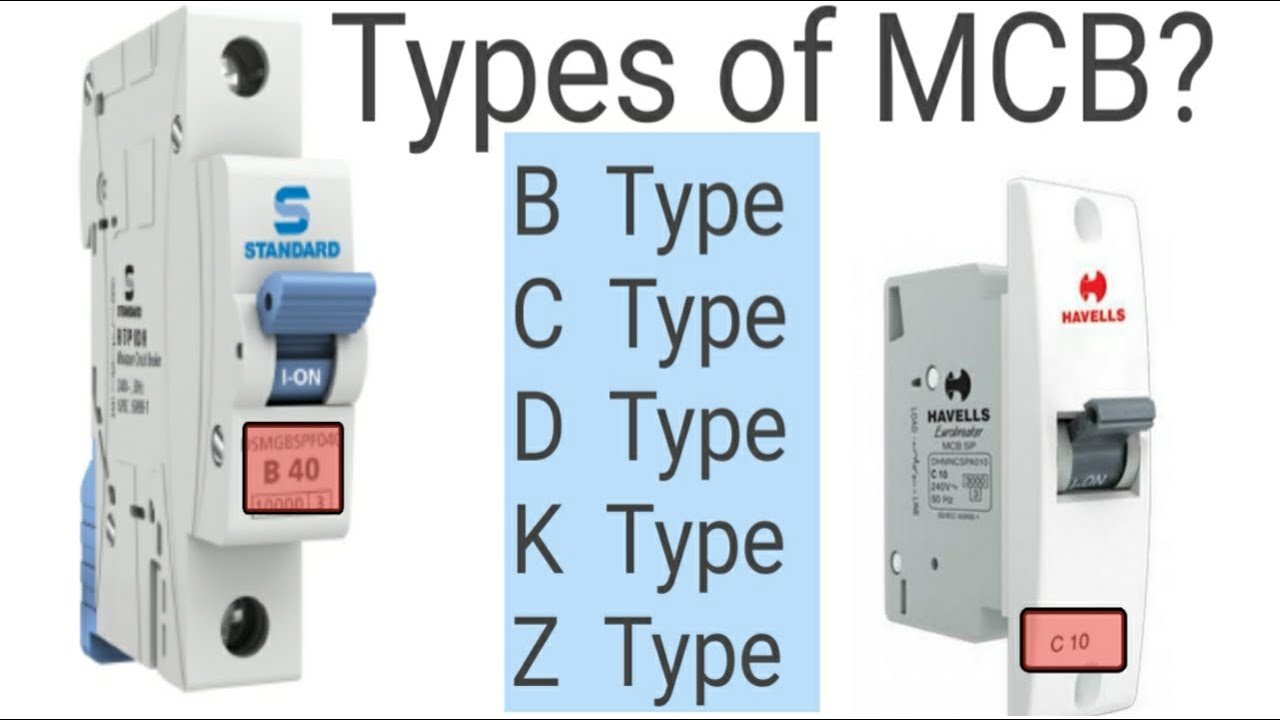 Types Of MCB In Hindi MCB Class B C D K Z MCB Tripping Rated Types Of MCB In Hindi MCB Class B C D K Z MCB Tripping Rated