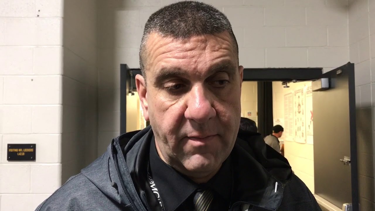 Lou Cerro of Montour after falling in WPIAL Championship - YouTube