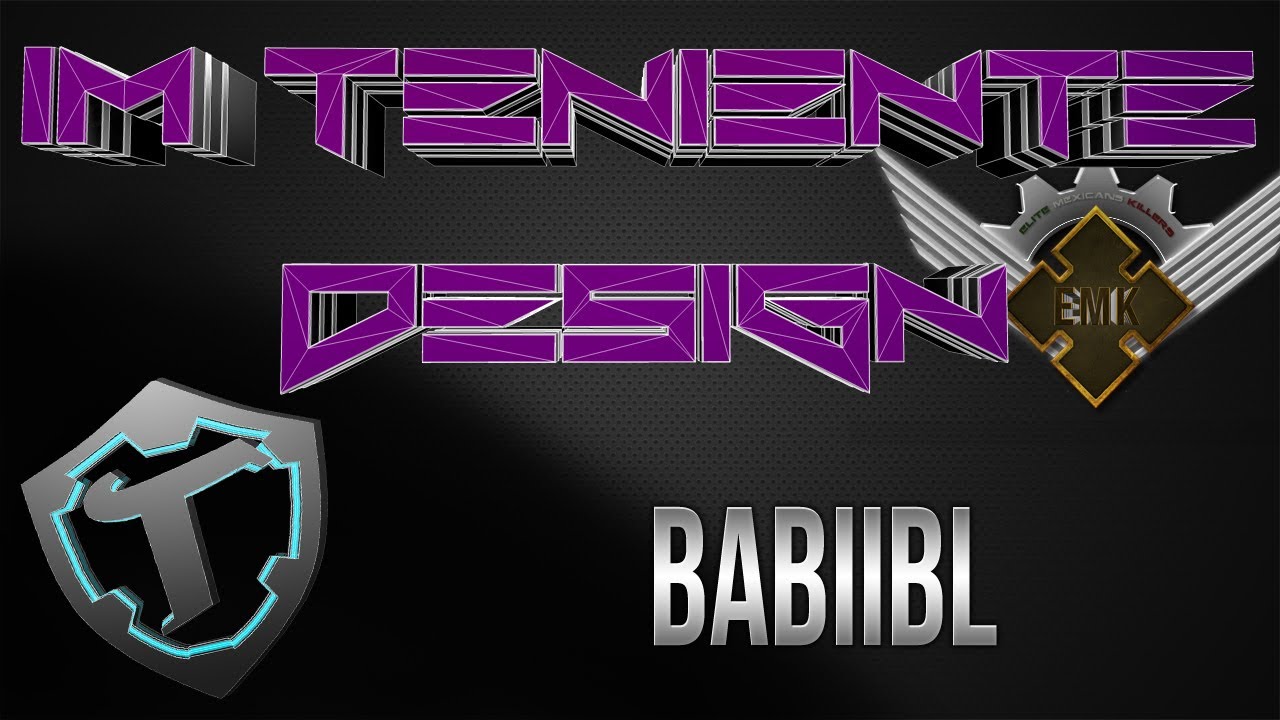 Im Teniente Design! Logo BabiiBL! - YouTube
