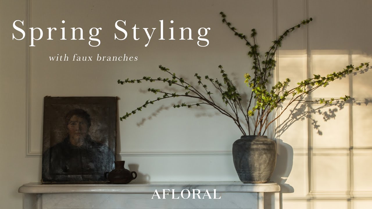 Spring Decorating with Faux Branches at Afloral.com - YouTube