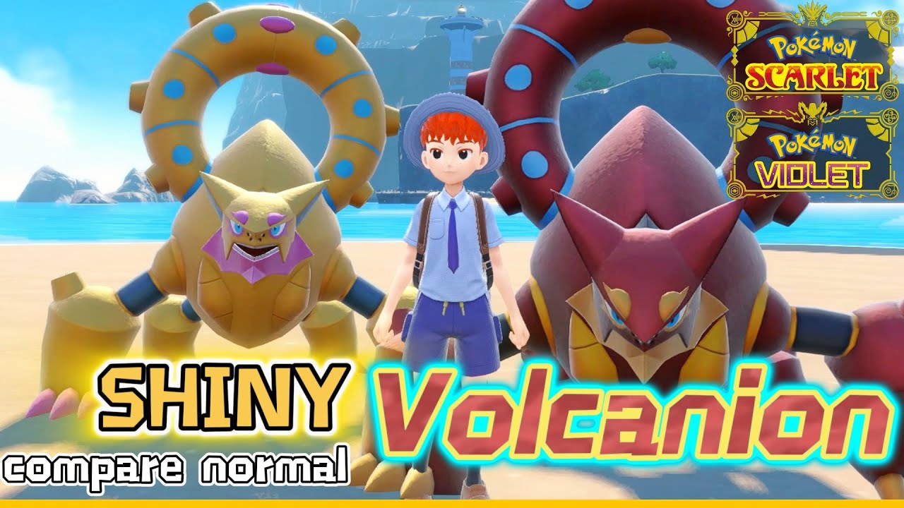 Volcanion (Shiny vs Normal) | Legendary Pokemon | Comparison (Side by ...