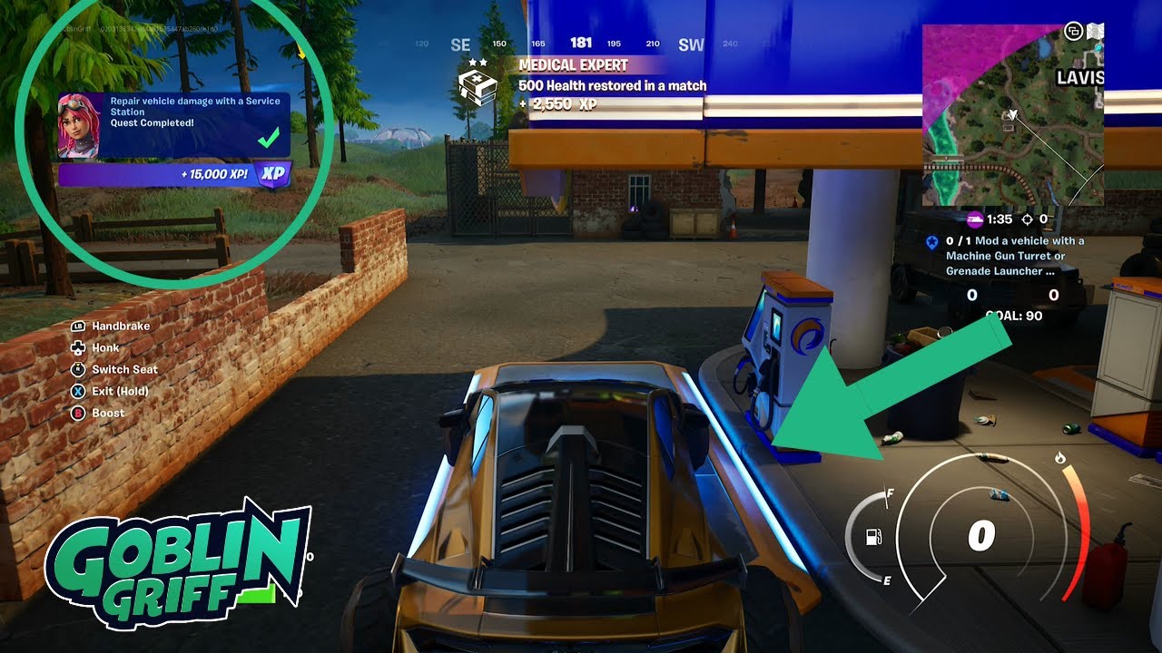 How to Repair Vehicle Damage with a Service Station | Fortnite ...