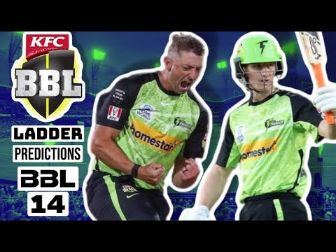 LUKE’S BBL 14 LADDER PREDICTIONS💚🖤 - YouTube