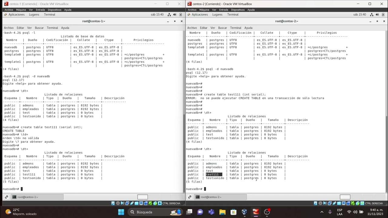 Sustentación trabajo práctico - PostgreSQL (Streaming Replication) - YouTube