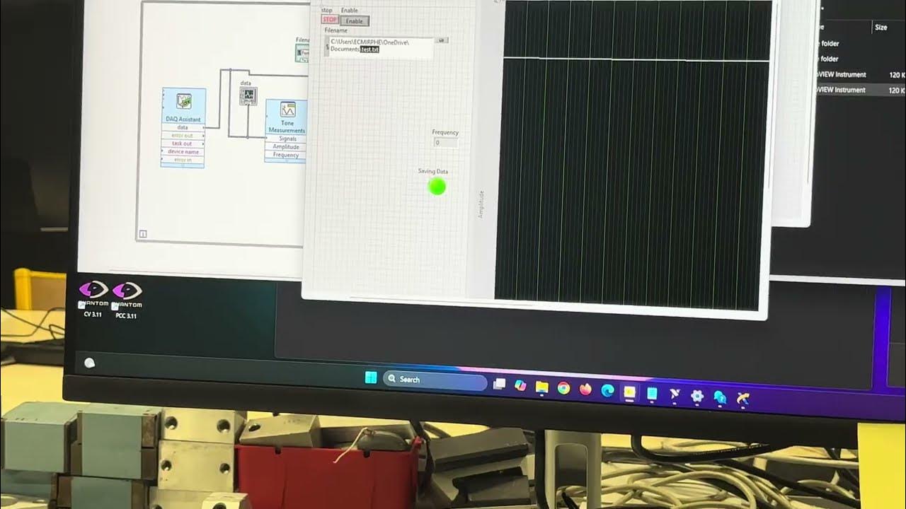 LabVIEW VI Setup for Wave Gauge and Pressure Sensor - YouTube