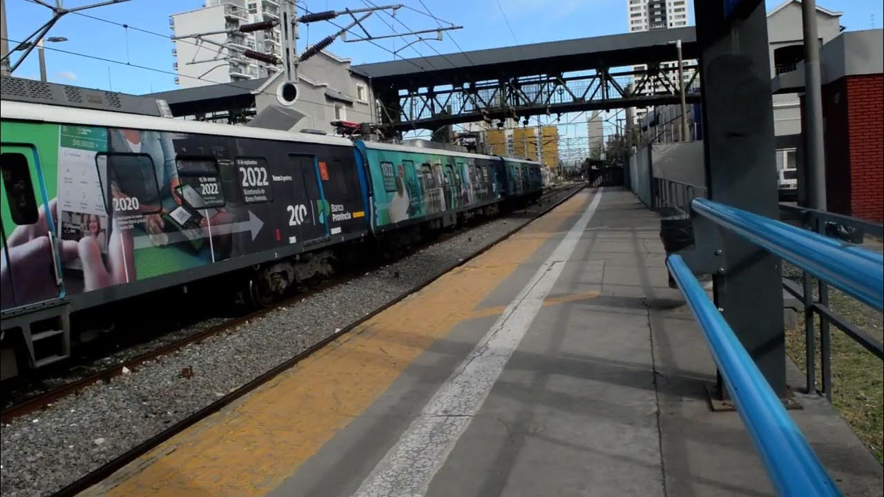 un csr zhuzhou en la estacion de lomas de zamora con ploteo del banco provincia - YouTube