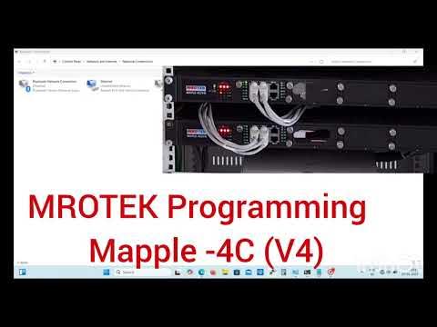 MROTEK || Maple 4c Version 4 || E1 and Channel Programming - YouTube