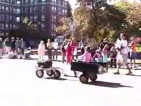 Renewable Electric Remote Control Tractor at Parade - YouTube
