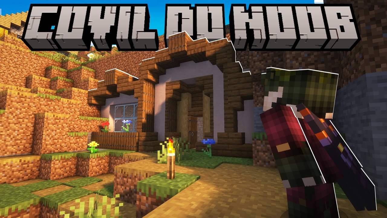 FIZ UMA CASA HOBBIT NO MINECRAFT SURVIVAL - Covil Do Noob #02 - YouTube