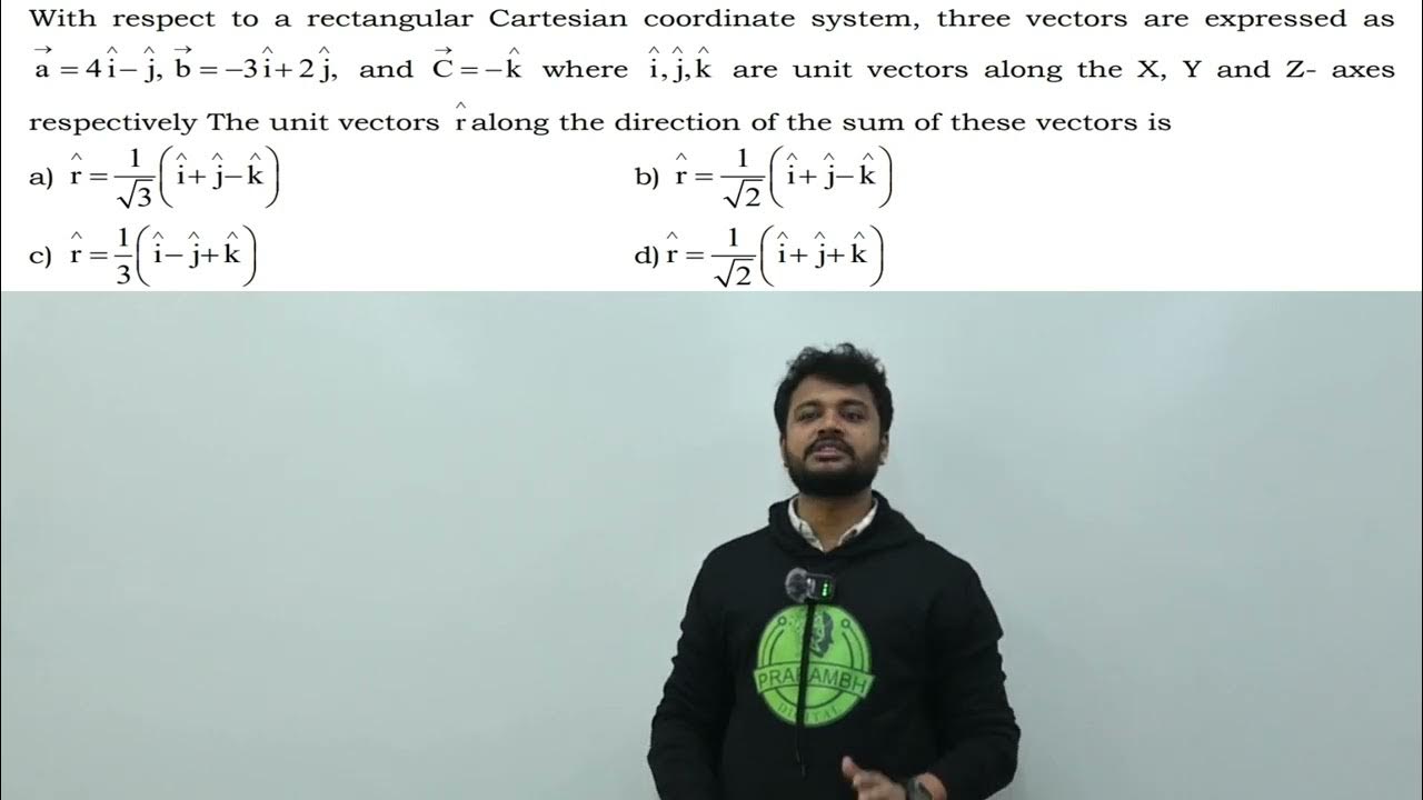 With respect to a rectangular Cartesian coordinate system, three ...