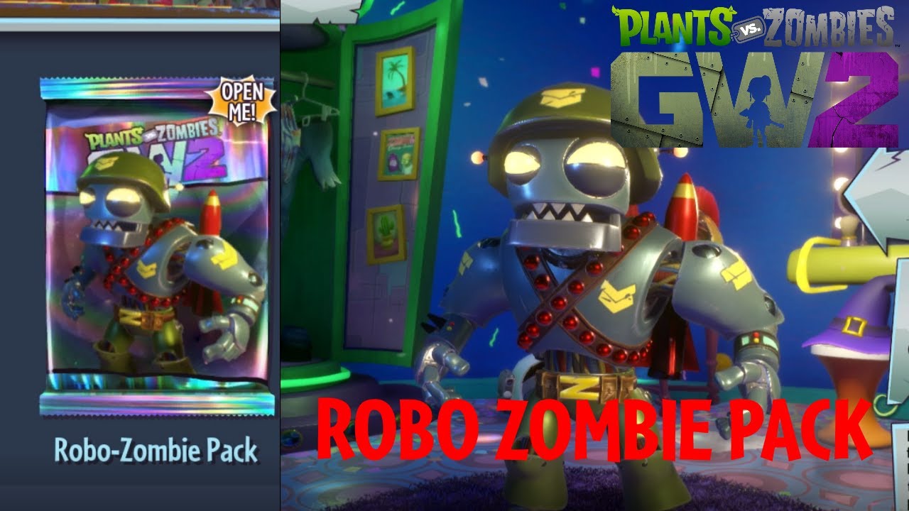 Robo-Zombie Pack Gift - PVZGW2 - YouTube