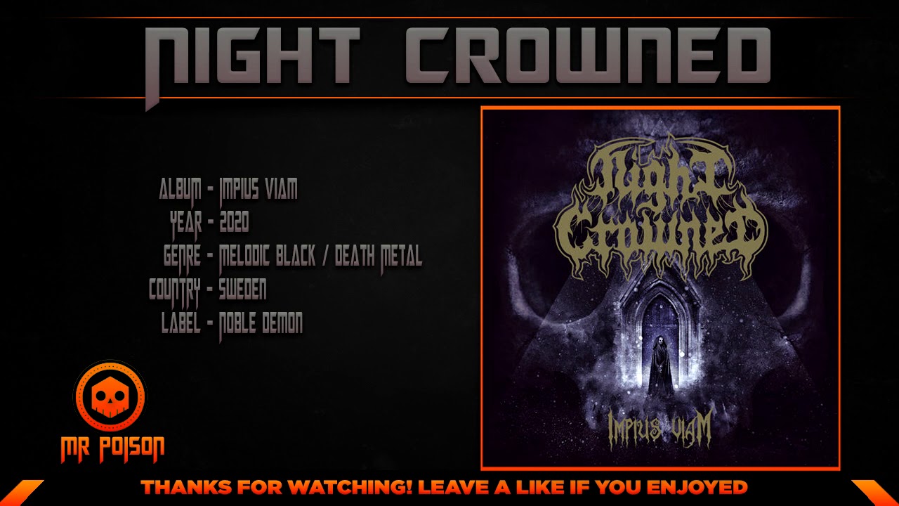 Night Crowned - Impius Viam - YouTube
