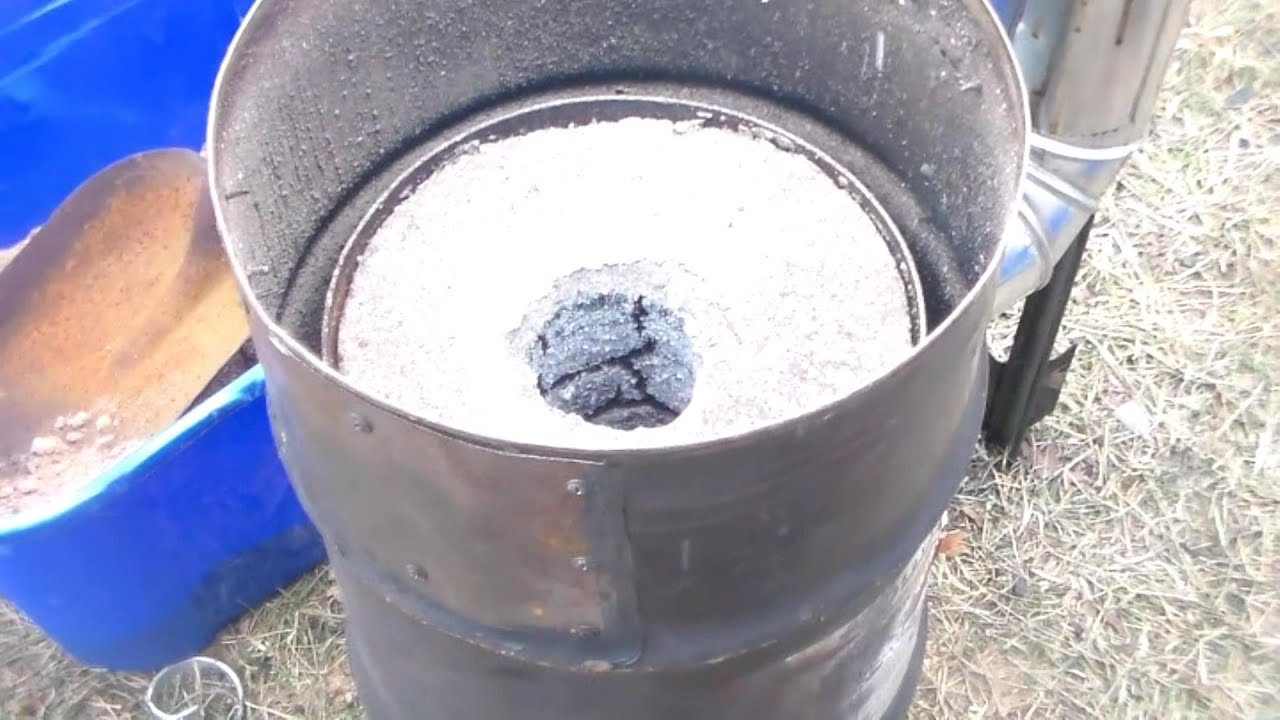 Sawdust Woodstove Revisited - YouTube
