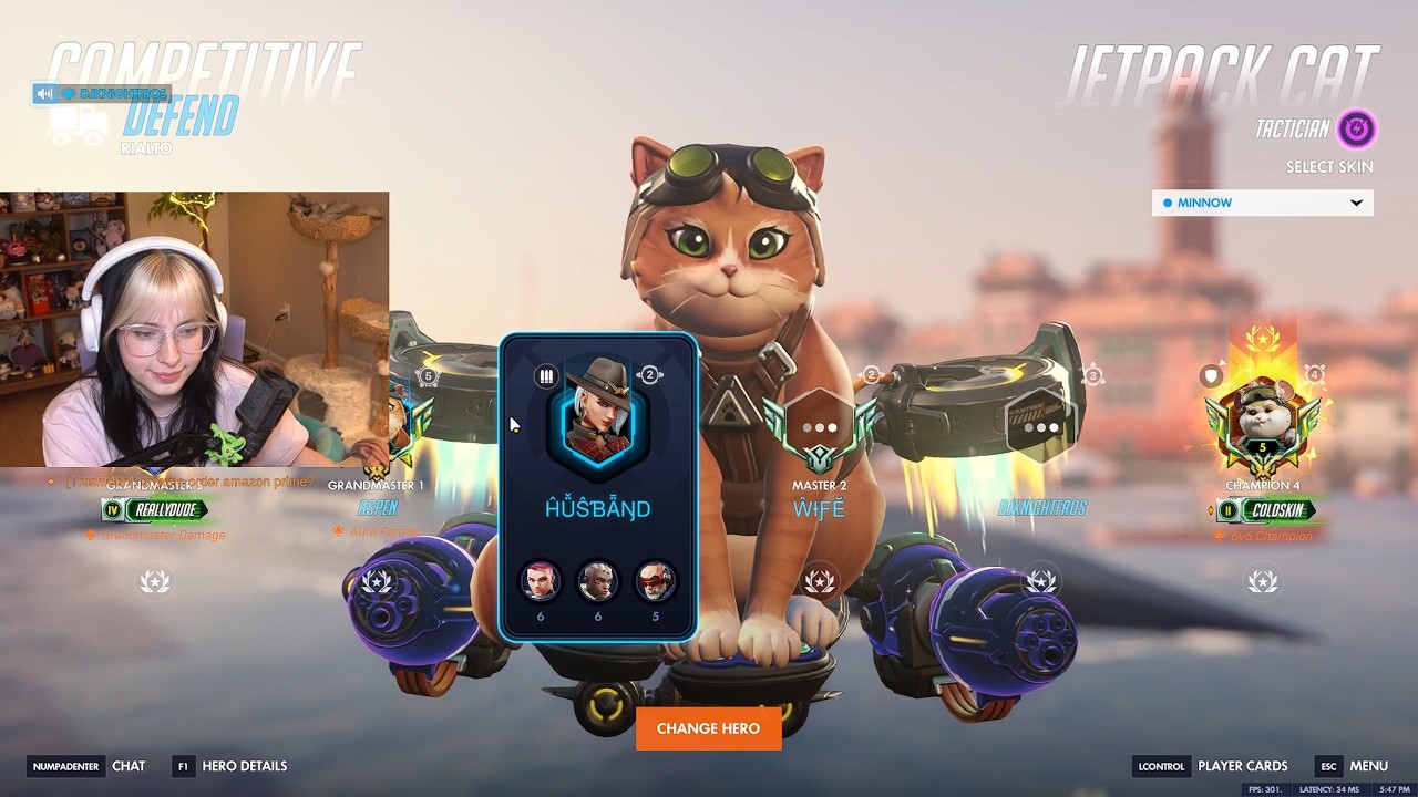 What a CHAMPION Jetpack Cat looks like in Overwatch - ASPEN INSANE ...