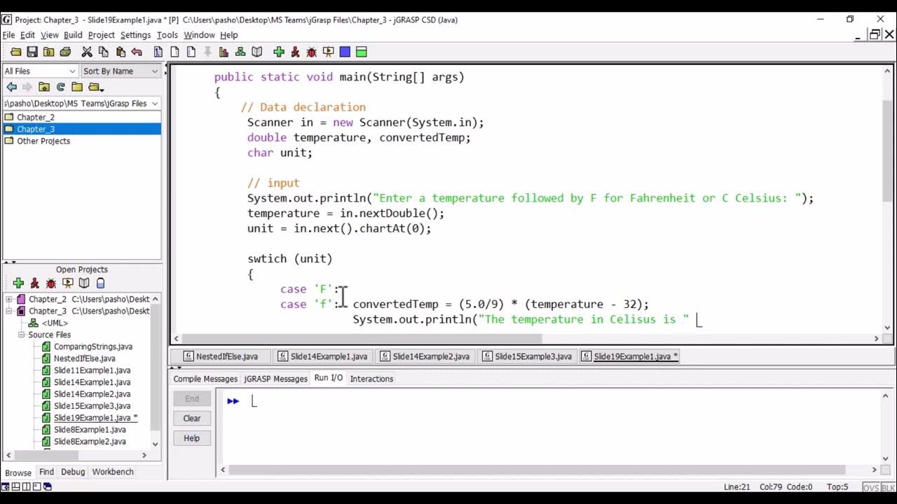 Lecture 42 - Chapter 4 - Switch Practical Example 1 - ITCS113 - YouTube