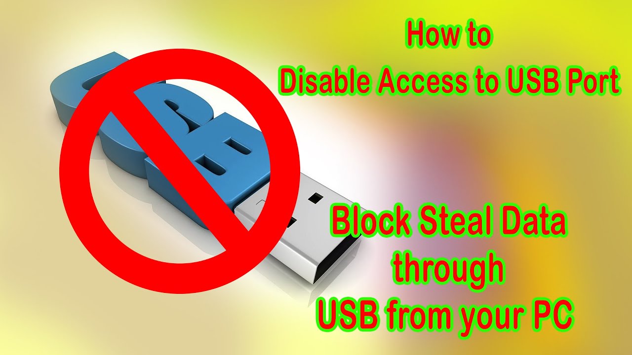 How To Block USB Port In Windows 10 8 7 Through Registry YouTube how-to-block-usb-port-in-windows-10-8-7-through-registry-youtube