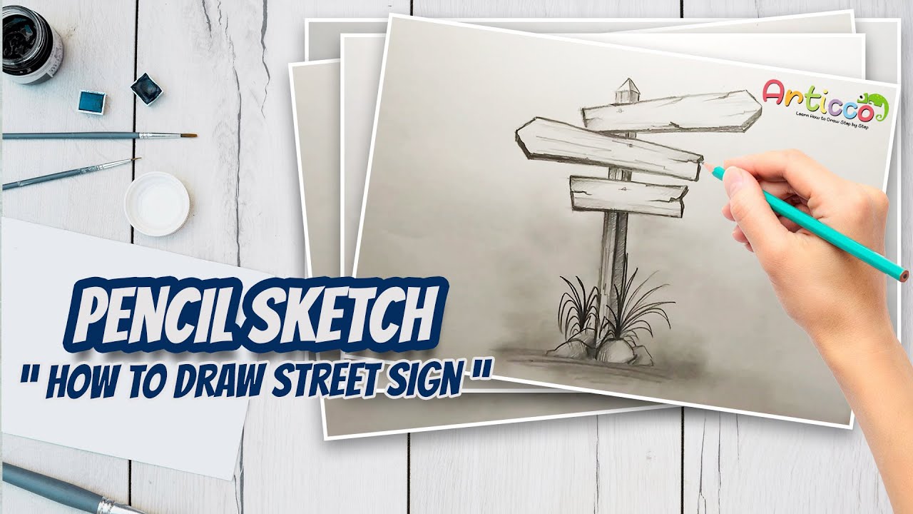 Unlock Your Sketching Skills: How To Draw Street Sign Step by Step ...