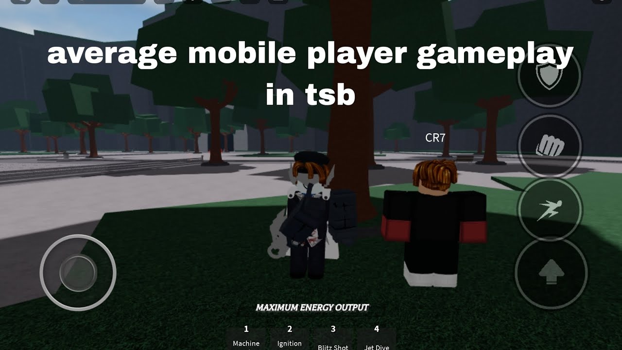 average mobile player gameplay in tsb - YouTube