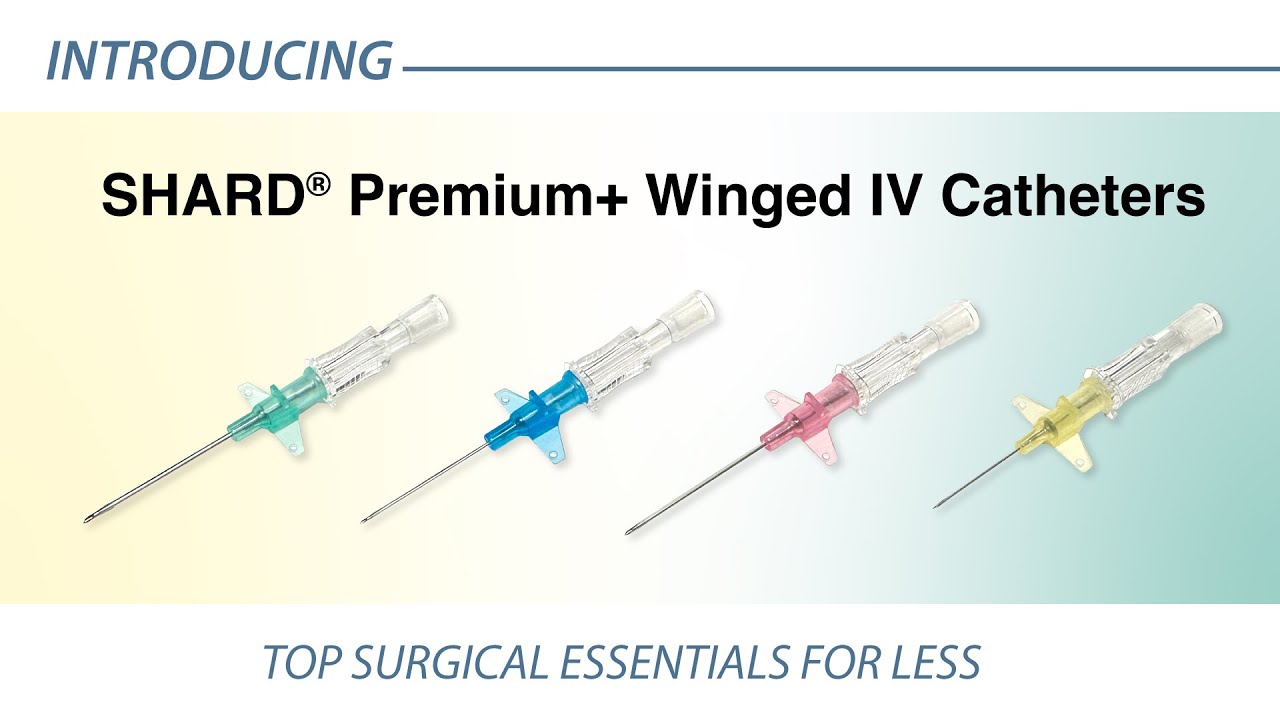 AD Surgical Premium+ Winged IV Catheters - YouTube