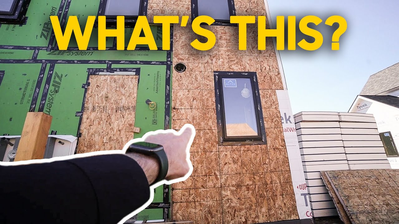 Why is there OSB, ZIP, and Housewrap on this house? - YouTube