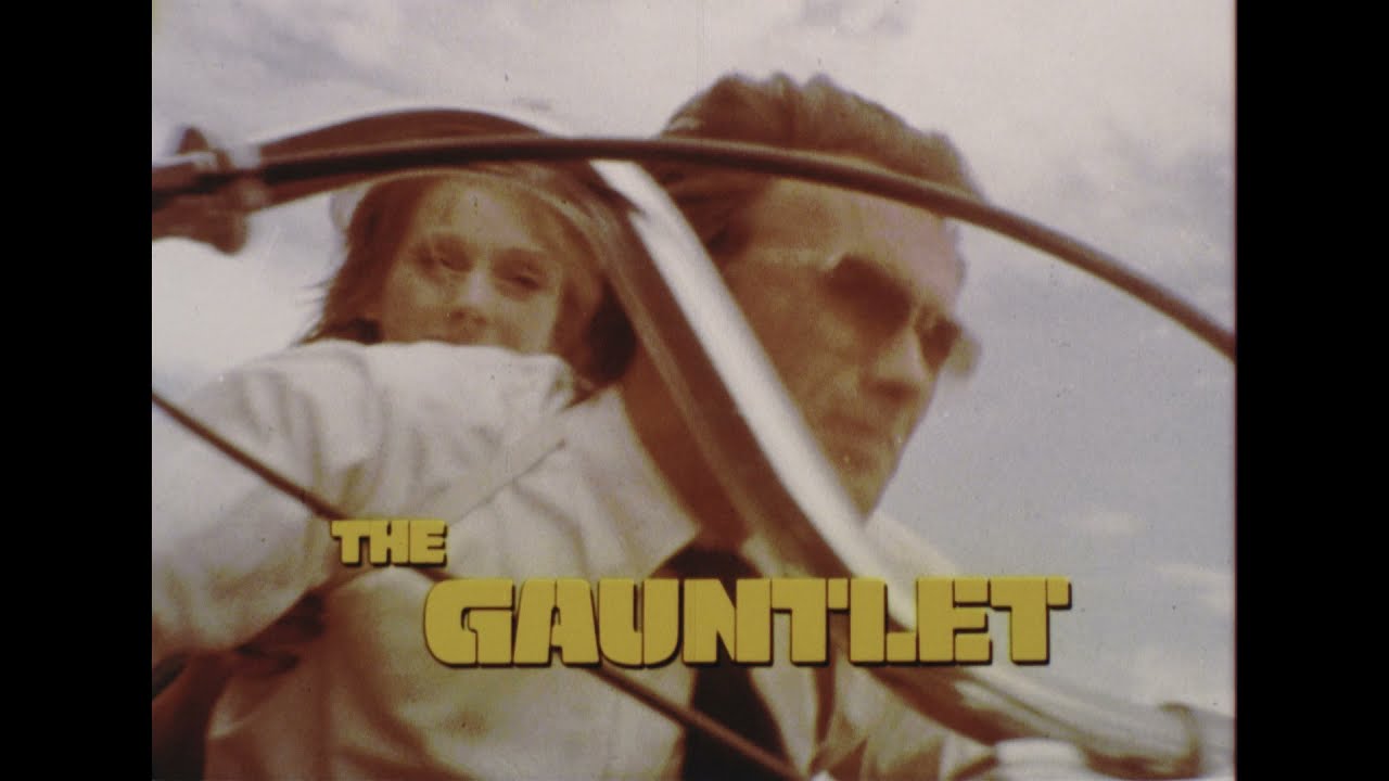Gauntlet 1977 High Definition 30 sec TV Spot Trailer Clint Eastwood ...