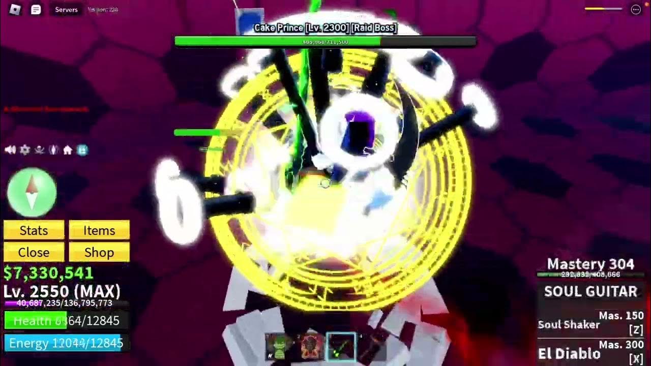 Fighting Cake Prince Blox Fruits Bloxfruits Youtube