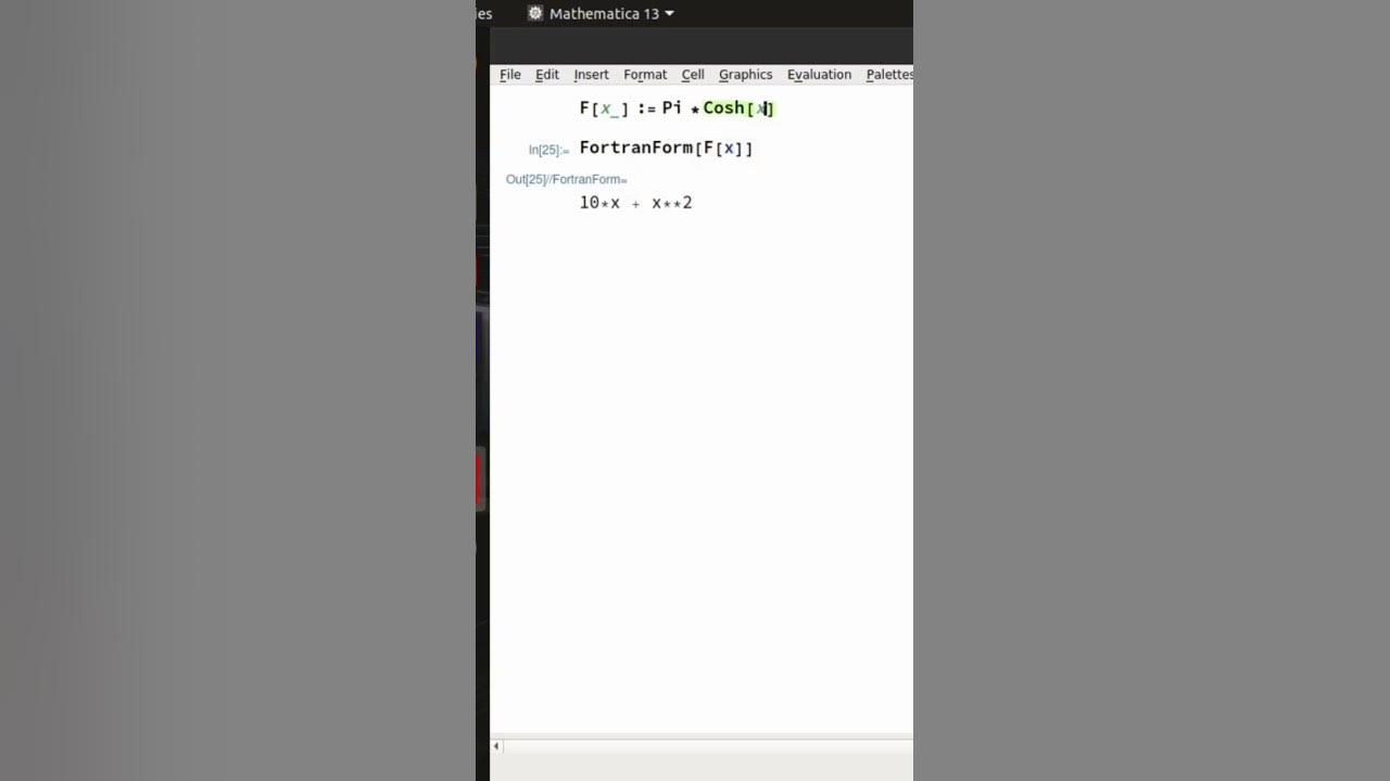 Mathematica to Fortran Form - YouTube