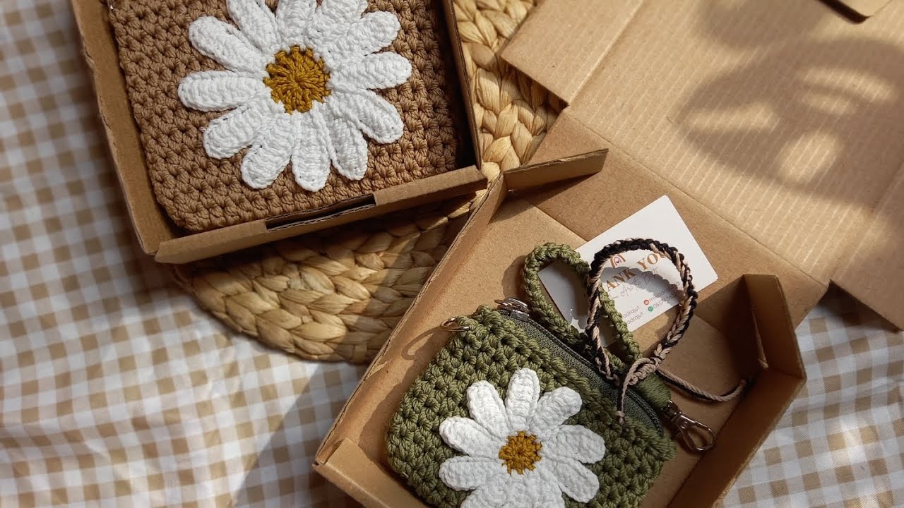 Dompet Rajut Mini Size made to order - YouTube