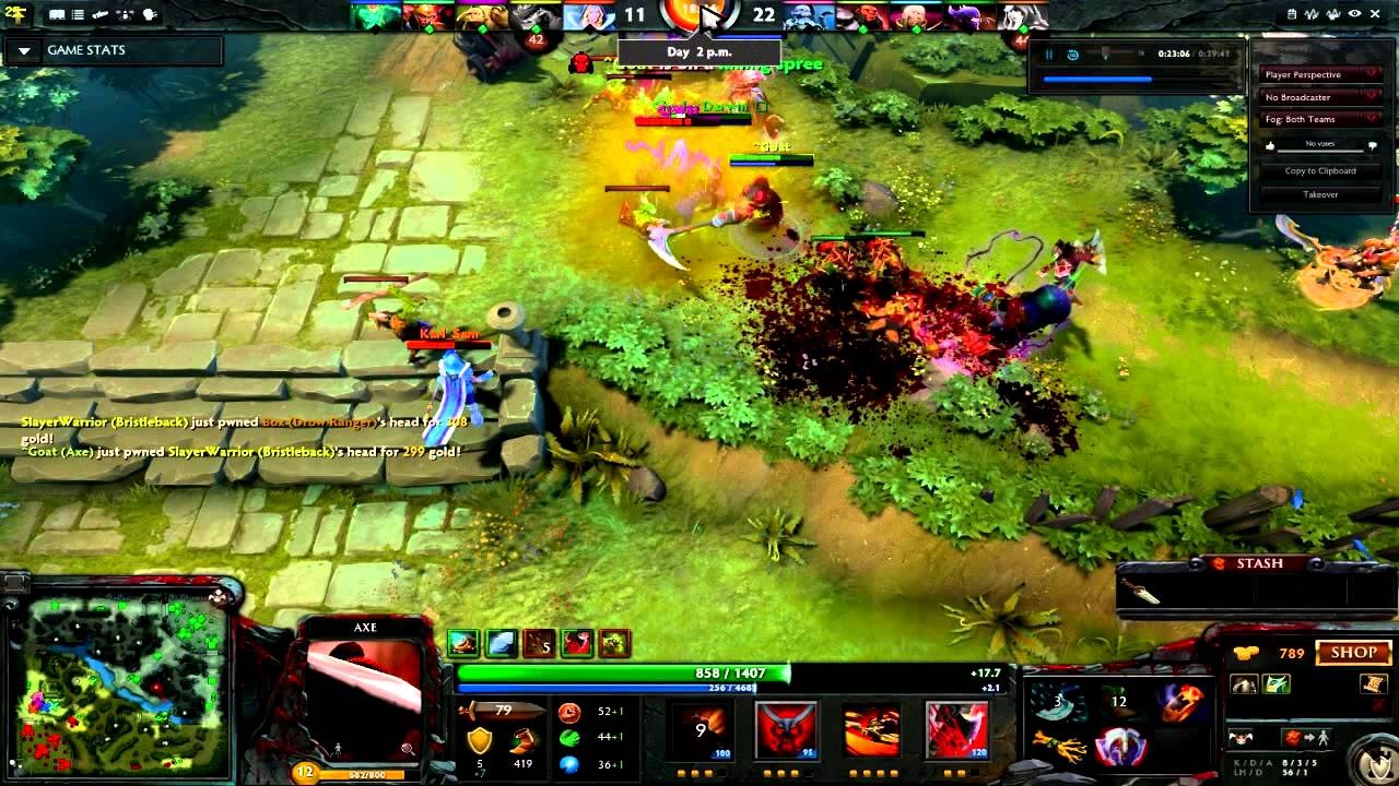 DOTA 2 AXE + SOUL RING =GG - YouTube