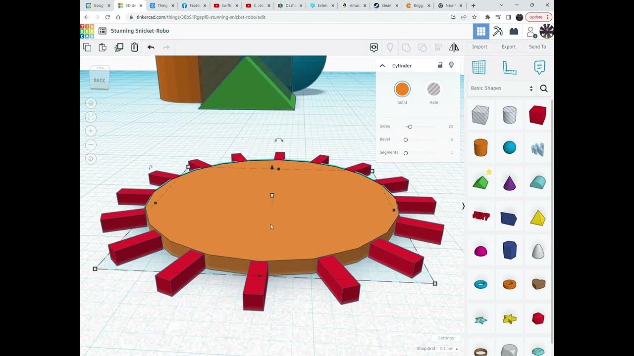 3D design TinkerCAD tools 01 - YouTube