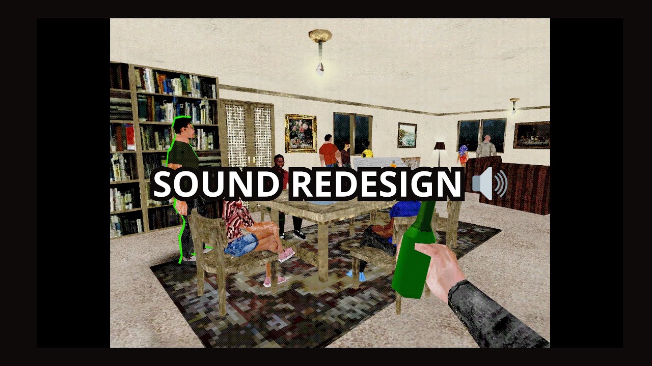 Indie Horror Game - Sound Redesign 🔊 [Barbotine - (Day 1)] - YouTube