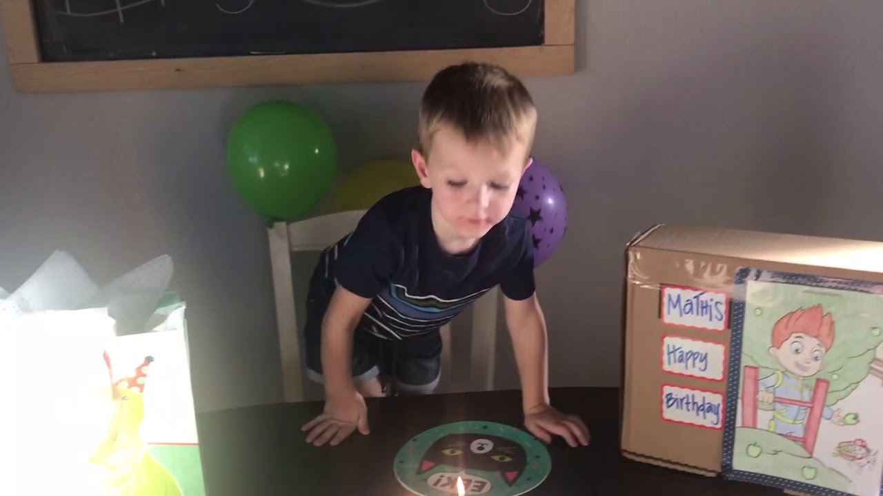 Happy birthday song to Mathis - YouTube