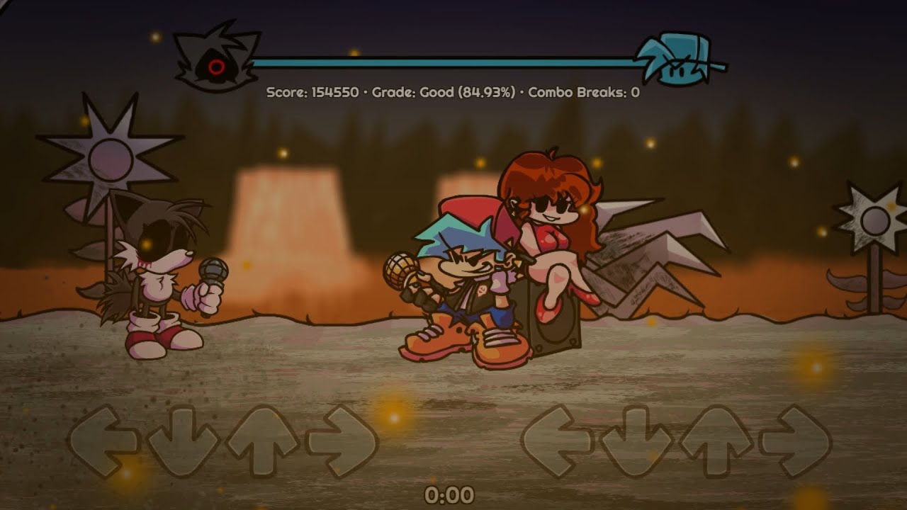 Friday Night Funkin' FNF VS Tails.EXE V2 Darkness Songs FNF Mod Hard ...