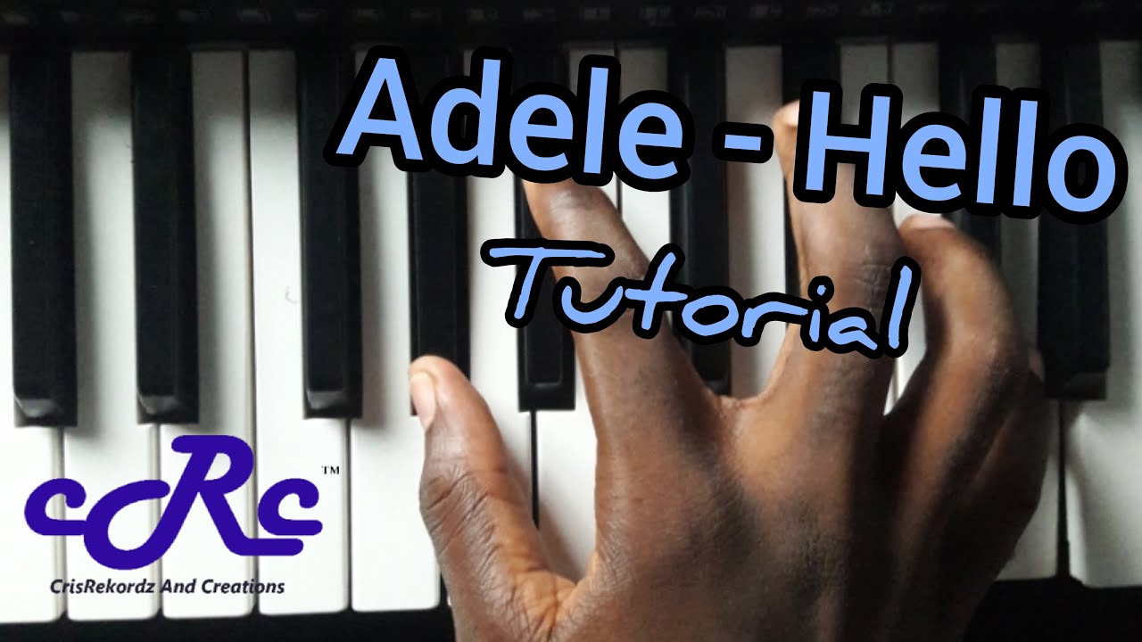 How to play Hello by Adele on piano (For Beginners) - YouTube