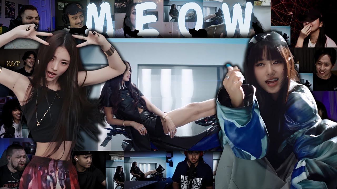 MEOVV - ‘MEOW’ MV Reaction Mashup 4K - YouTube